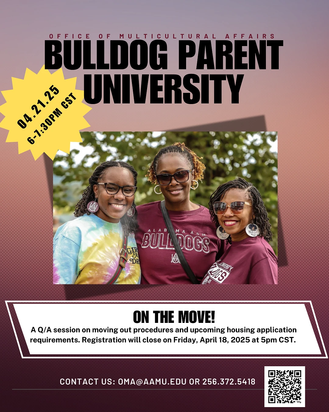 Bulldog Parent University: On the | The Alabama A&M Family Experience